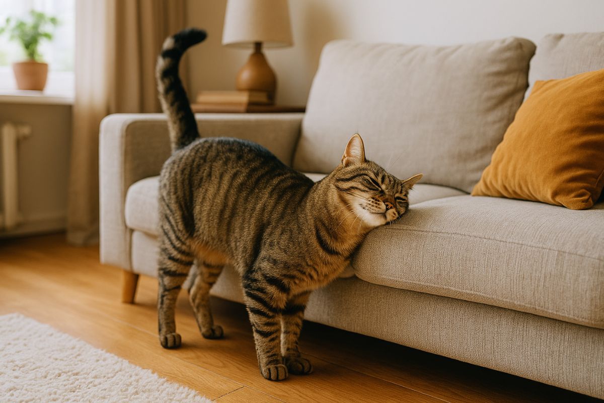 Marca território: saiba por que seu gato faz isso?